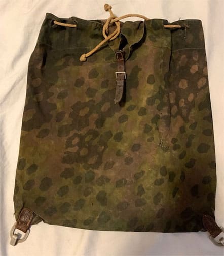 GUARANTEED ORIGINAL COMBAT USED WAFFEN-SS FIELD BACKPACK | OD43