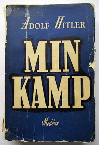 ORIGINAL 1941 SWEDISH EDITION OF ADOLF HITLER'S 'MEIN KAMPF' | OD43