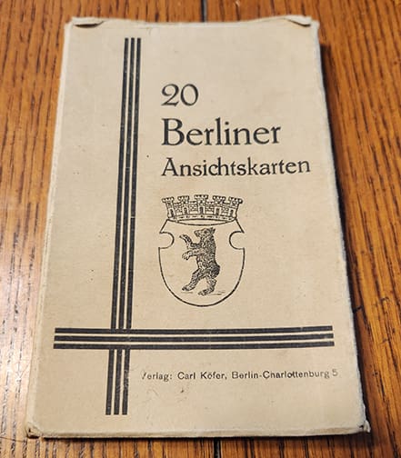 COMPLETE ORIGINAL 1937 TWENTY PHOTO POSTCARDS SET OF BERLIN | OD43
