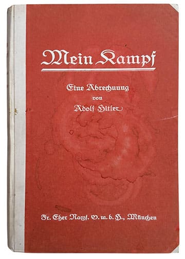 VERY RARE ORIGINAL 1925 1st EDITION OF ADOLF HITLERS "MEIN KAMPF" | OD43