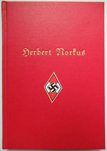 RARE 1941 PHOTO BOOK ON THE HITLER YOUTH MARTYR HERBERT NORKUS | OD43